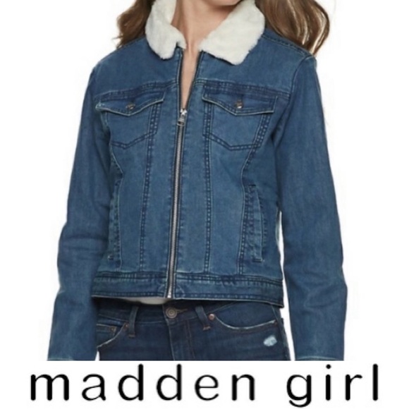 Madden Girl | Jackets & Coats | 33 Madden Girl Lined Denim Jean Jacket ...
